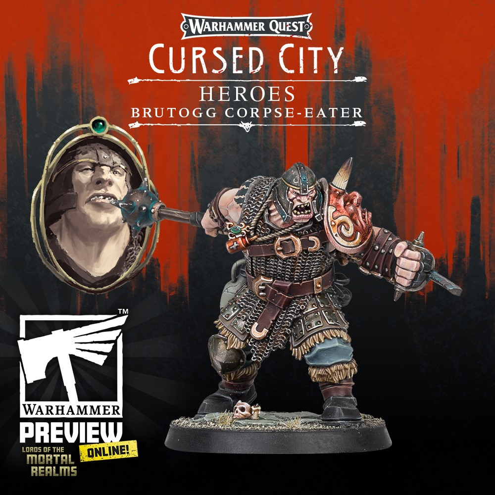 戰鎚AOS詛咒之城的食屍者食人魔傭兵Cursed City Brutogg Corpse Eater高壯版可改造西格瑪城 | 蝦皮購物