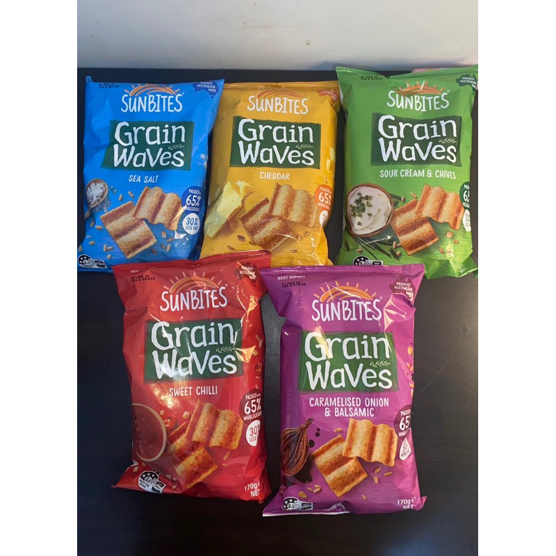[5種口味]🇦🇺 Grain waves Grain wave 穀物 波浪餅 波浪餅乾 健康 零食 必買 | 蝦皮購物