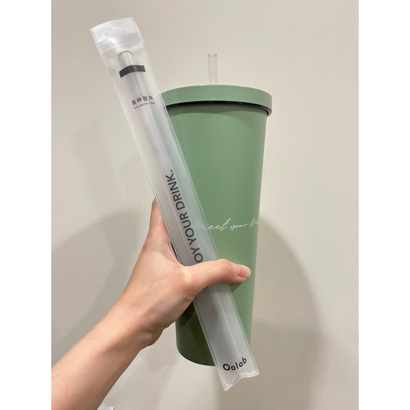 全新oolab Ecozen 斜口透明粗吸管 | 蝦皮購物