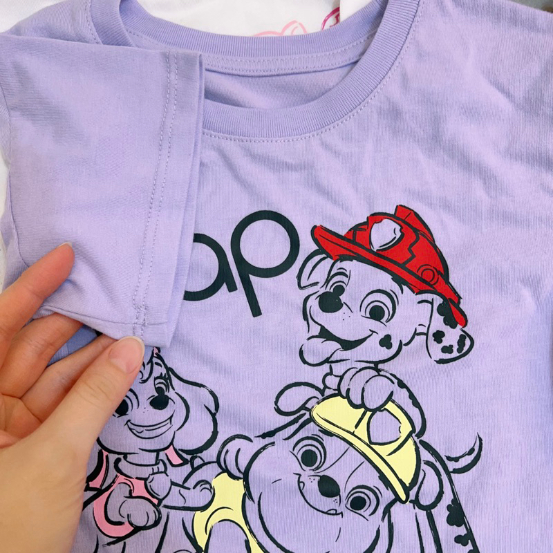 衣斯坦寶｜全新 加拿大 日本 GAP 正版 汪汪隊 3-5y 短袖 T恤 夏季 薄款 上衣 阿奇 天天 毛毛 小礫 | 蝦皮購物