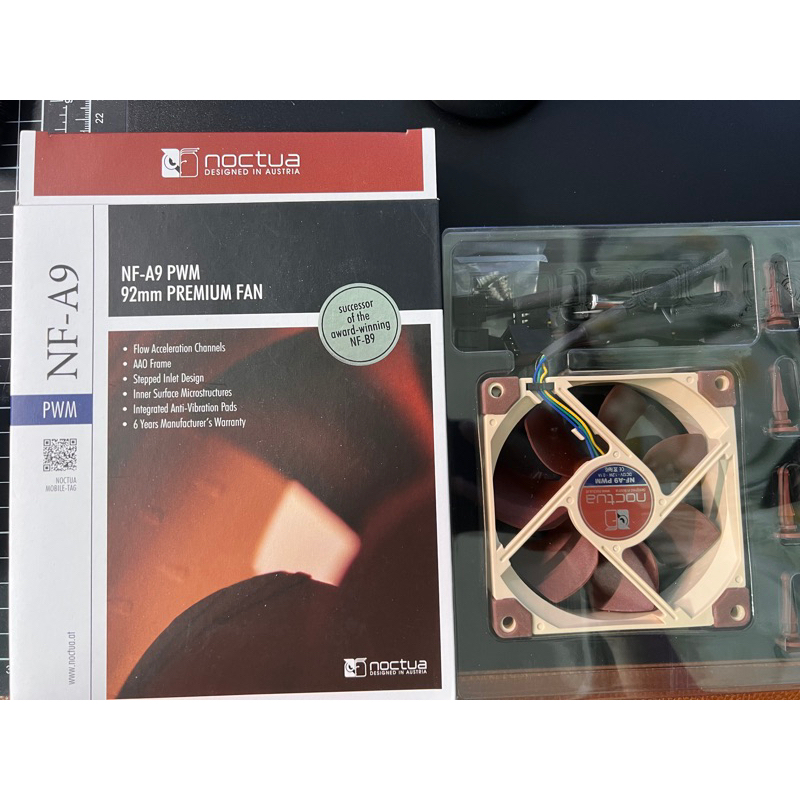 貓頭鷹 Noctua NF-A9 PWM SSO2 9公分 磁穩軸承AAO防震靜音風扇 | 蝦皮購物