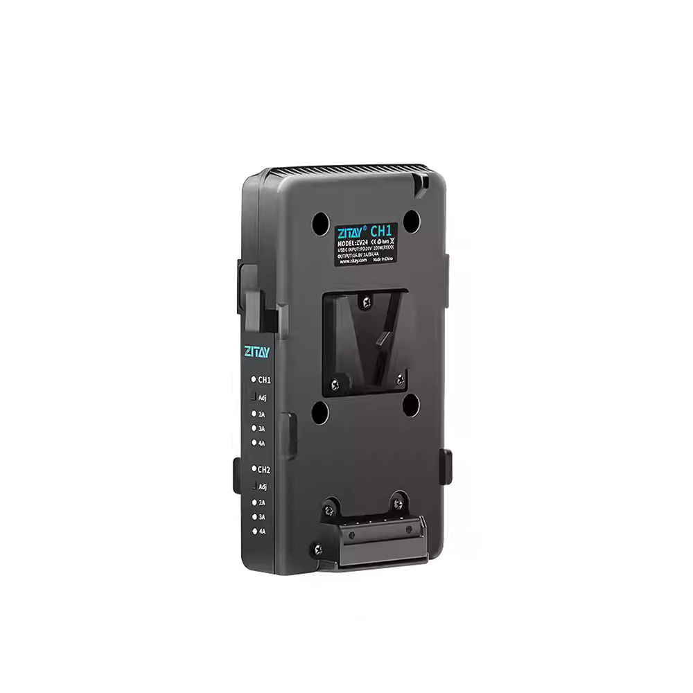 ZITAY 希鐵 ZV24 V掛電池雙充座 PD 100W高效快充 雙通道充電 Smallrig V-LOCK V口電池 | 蝦皮購物