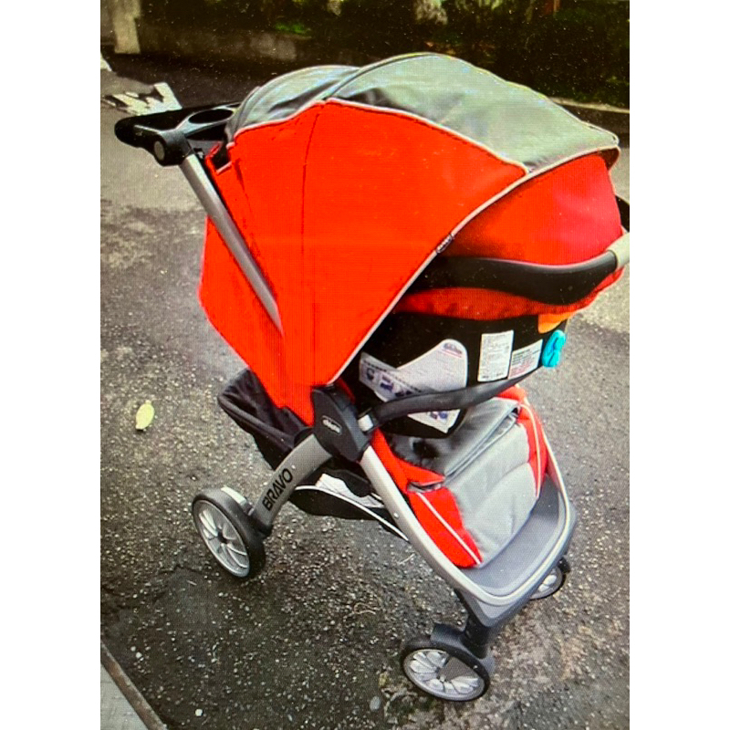 Chicco bravo 極致完美手推車+keyfit手提汔座（一整組） | 蝦皮購物