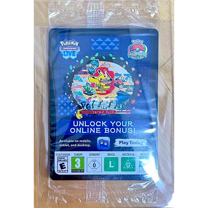 (T_T) 寶可夢 PTCG WCS 2023 世界錦標賽 橫濱 選手特典卡 Paradise resort 未拆封 | 蝦皮購物