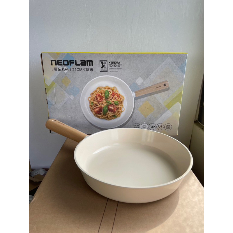 NEOFLAM 雲朵系列平底鍋 24cm (電磁底）十 | 蝦皮購物