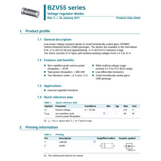 BZV55-C6V8,115 BZV55-C6V8 NXP DIODE ZENER 6.8V 500MW LLDS | 蝦皮購物