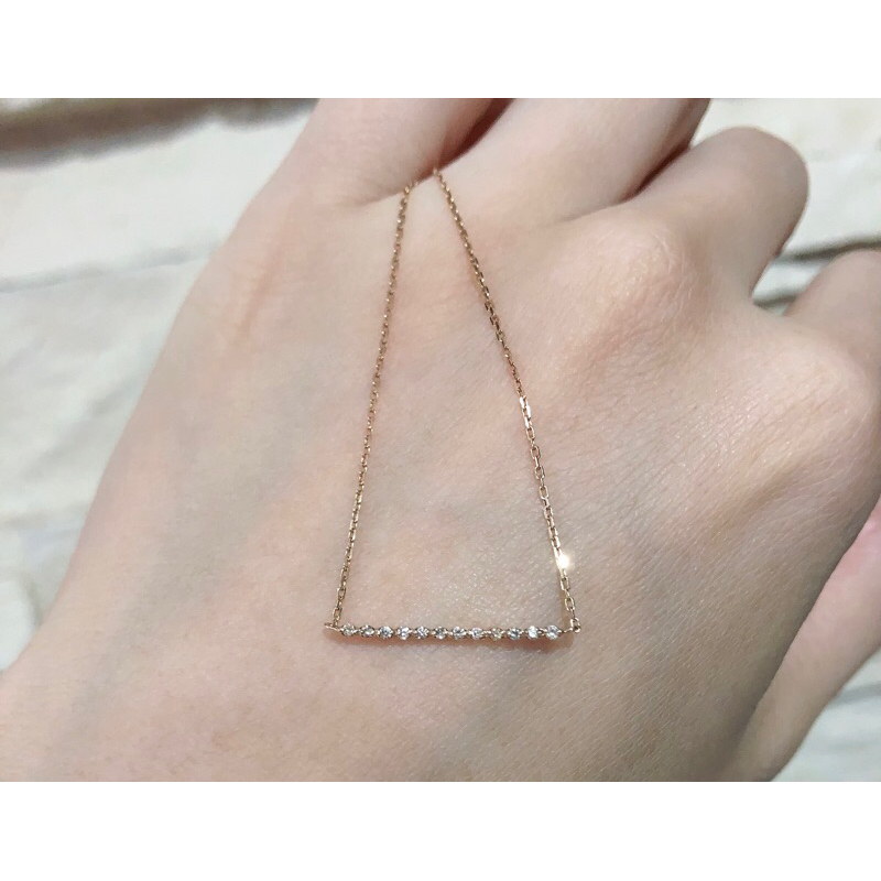 agete鑽石0.06ct 12顆排鑽k10 無保卡優惠售 | 蝦皮購物