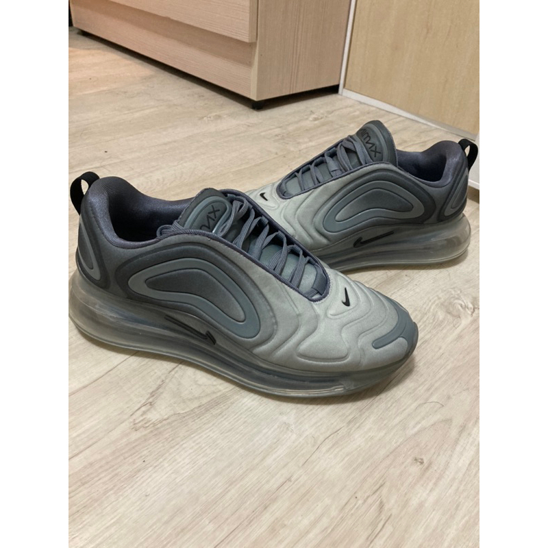 [Nike Air Max 720] Carbon Grey 鐵灰銀灰 漸層微帶綠調 未來感 US8.5 26.5cm | 蝦皮購物