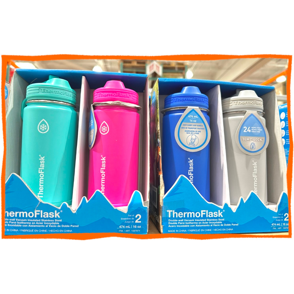 $金元寶$ THERMOFLASK 不銹鋼保冷瓶2件組 474ml*2 好市多代購 | 蝦皮購物