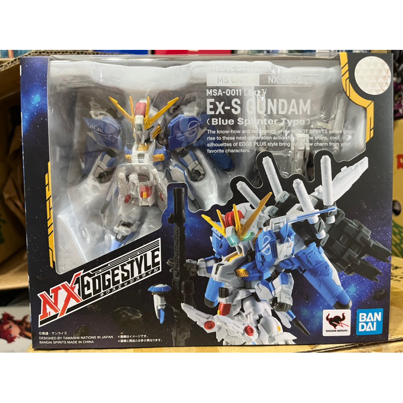 Bandai 萬代NX NXEDGE NX-0065 STYLE MS UNIT Ex-S鋼彈 S鋼彈 藍色迷彩式樣 | 蝦皮購物