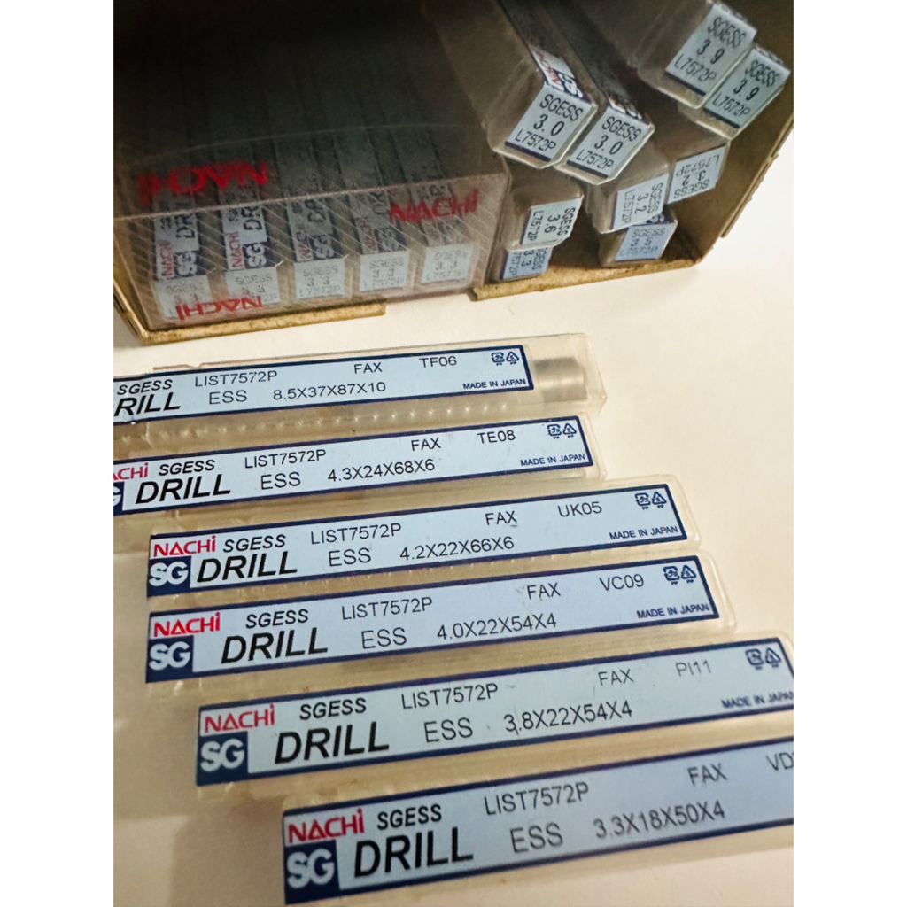 SG-ESS銑刀柄鑽頭3.5~5.95mm 7572P 標準長 高級粉末高速鋼 | 蝦皮購物