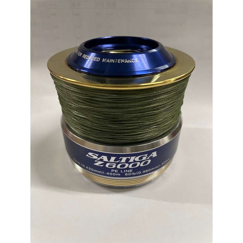Daiwa saltiga z6000 線杯 （含全新PE線） | 蝦皮購物