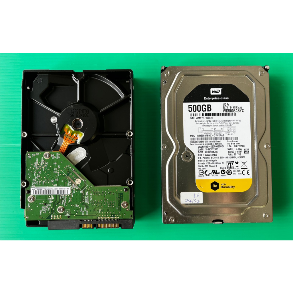 500GB WD 黑標 WD5003ABYX/WD5000ABYS 16MB SATA 3.5吋硬碟 | 蝦皮購物