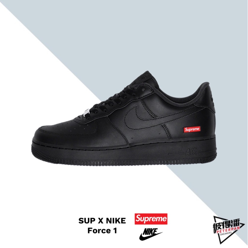 SUPREME X NIKE AIR FORCE 1 BOX LOGO 白/黑 聯名款 CU9225-001【彼得潘】 | 蝦皮購物