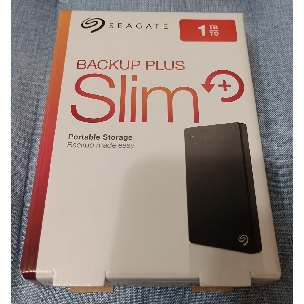 Seagate Backup Plus Slim 1TB 2.5吋 行動硬碟 黑色 (附保護套) | 蝦皮購物
