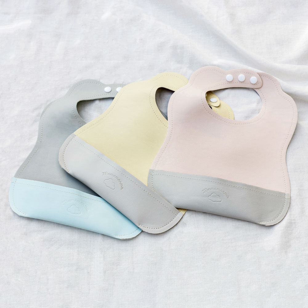 【10mois】雲朵棉花糖 餐圍兜 可收納式 多色可選｜官方旗艦店 | 蝦皮購物