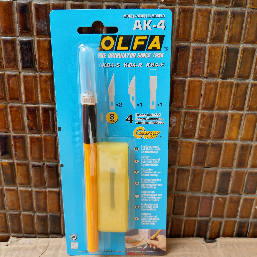 【含稅附發票】現貨OLFA模型用筆刀AK-4/BP專業刀片KB4-R/5/KB4-S/5/KB4-F/5美工刀文具批發 | 蝦皮購物