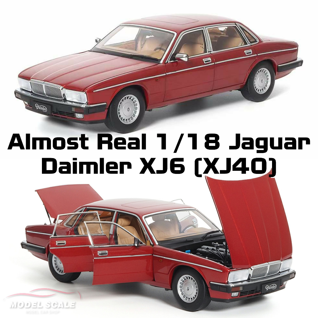 【模例】Almost Real 1/18 Jaguar Daimler XJ6 (XJ40) 佛朗明哥紅 | 蝦皮購物