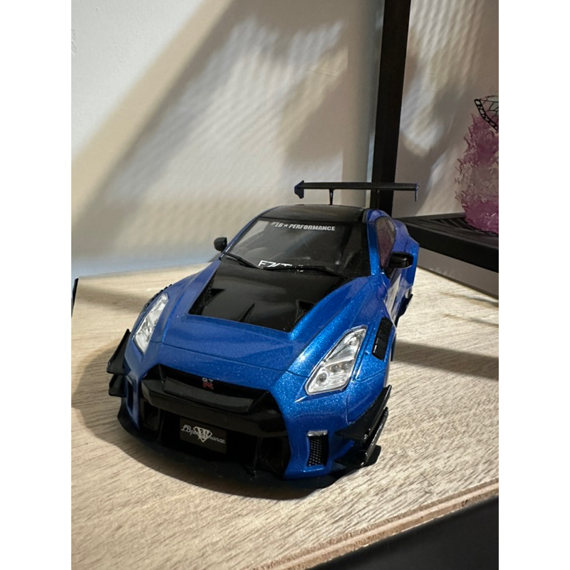 Solido 1/18 Nissan GTR R35 黑藍 | 蝦皮購物