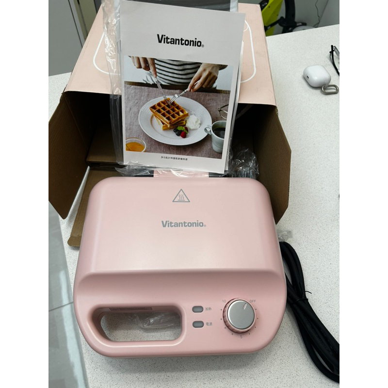 日本小V鬆餅機 粉色 vitantonio 櫻花粉 全新未使用 | 蝦皮購物