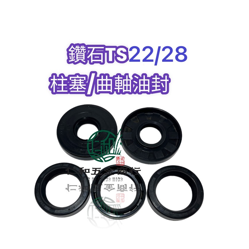 《仁和五金/農業資材》電子發票 鑽石牌 TS22 TS28 系列 曲軸 柱塞 油封 噴霧機配件 高壓機 噴霧機 大農 | 蝦皮購物