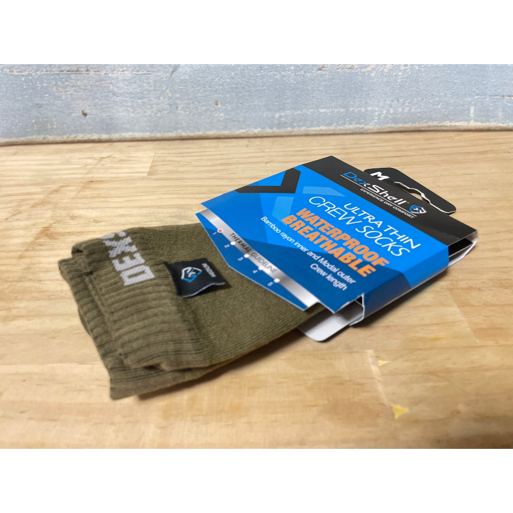 【飆速宅男】DEXSHELL ULTRA THIN CREW SOCKS 中筒竹炭纖維 防水襪 戶外 登山 健行 自行車 | 蝦皮購物