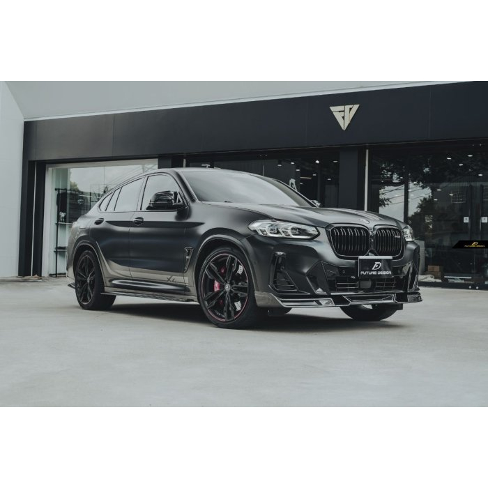 【FutureDesign】BMW G02 LCI 小改款 X4 FD品牌 高品質 碳纖維 卡夢 側裙 定風翼 | 蝦皮購物