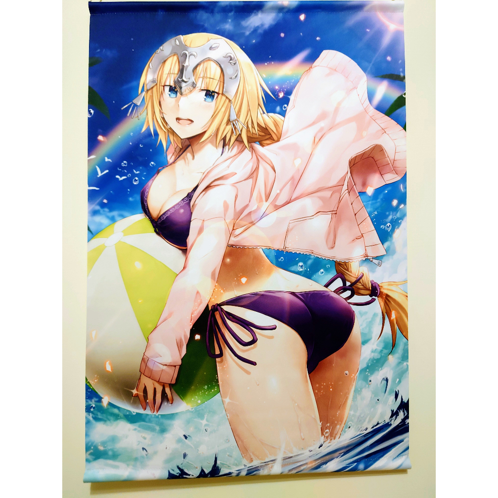【Fate/Grand Order】日版 B2 同人掛軸 貞德 泳裝 周邊 我美蘭 FGO 聖女貞德 掛軸 | 蝦皮購物