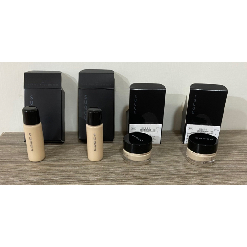 SUQQU 晶采艷澤粉霜4g / 晶采艷澤粉底液 5ml | 蝦皮購物