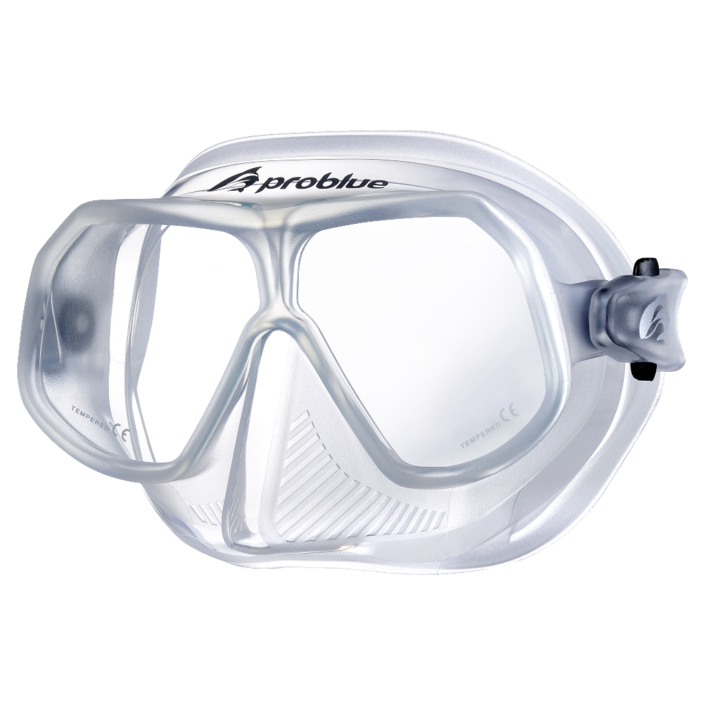 《Problue》無框雙面鏡｜透明 黑 【IDiver海怪水下】自潛 穿搭神器 全透明面鏡 小臉面鏡 | 蝦皮購物