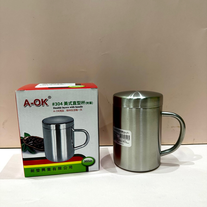 咖啡杯 AOK304不鏽鋼雙層隔熱美式咖啡杯 隔熱杯 咖啡杯 不鏽鋼杯 口杯 水杯 防燙杯 露營杯 杯子 不鏽鋼杯 | 蝦皮購物