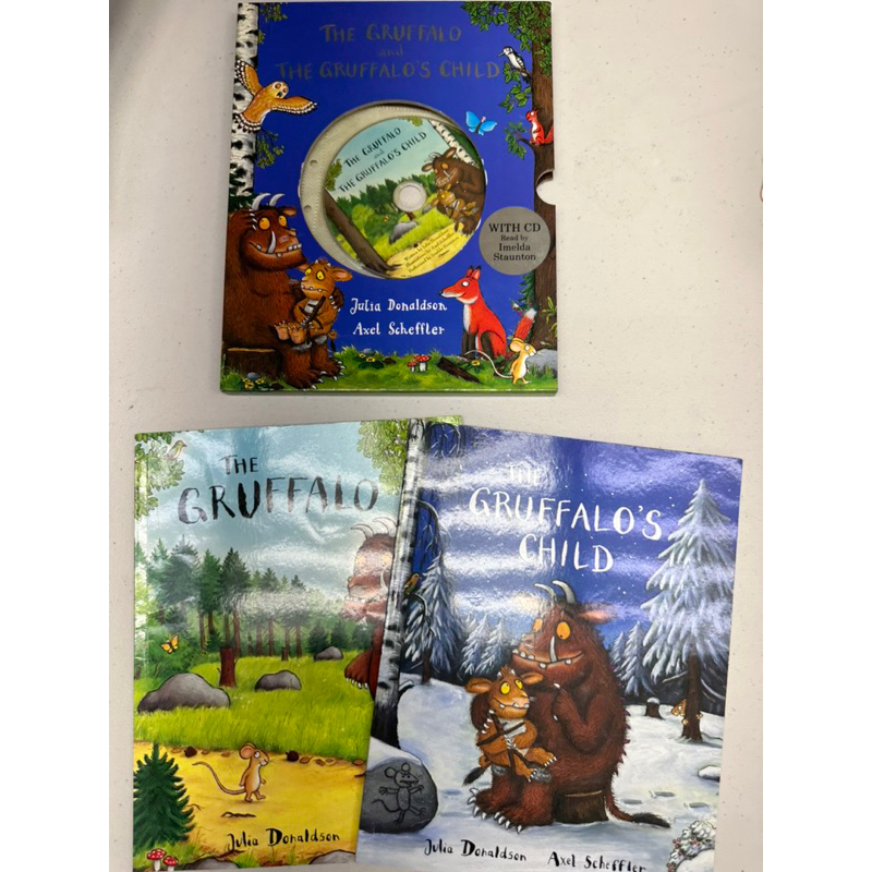 The Gruffalo，, The Gruffalo’s Child Set 2書1CD合售 | 蝦皮購物