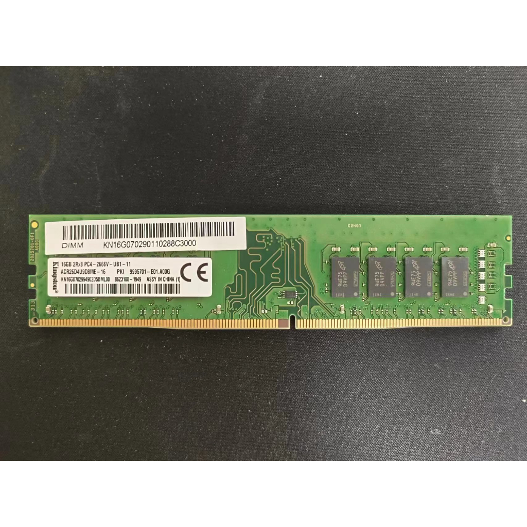 【Kingston金士頓】DDR4 16G桌機專用(庫存良品) | 蝦皮購物