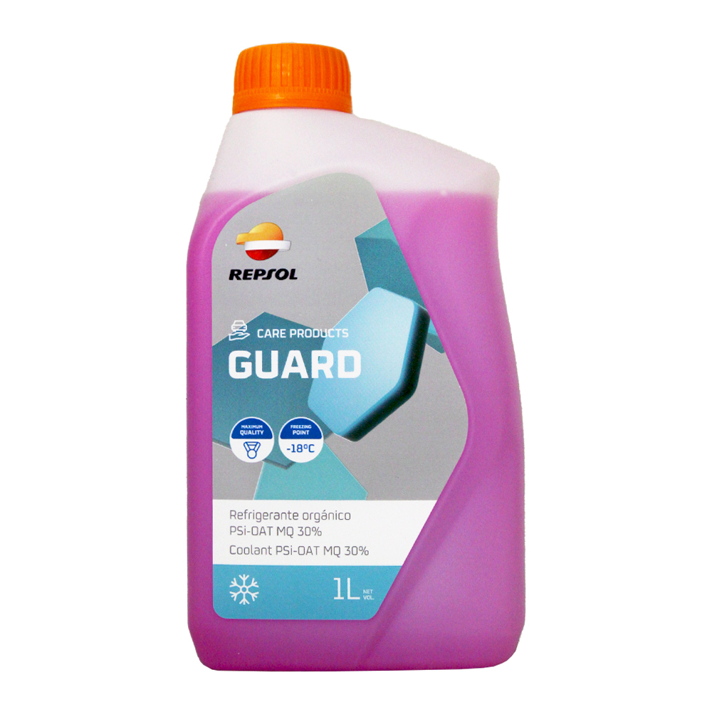 【易油網】REPSOL 有機水箱精 30% GUARD 稀釋 冷卻液 防凍液 鋁寶 歐系車G12+VAG/VW車系使用 | 蝦皮購物