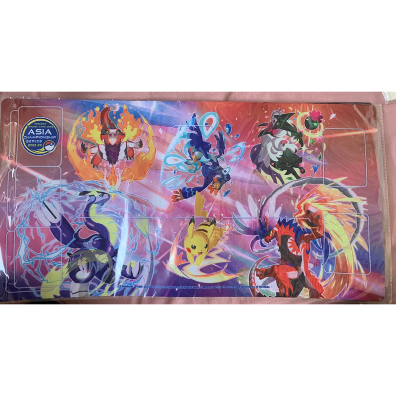 寶可夢卡牌 PTCG 2023 台灣冠軍賽16強 桌墊 牌墊 全新未拆 | 蝦皮購物