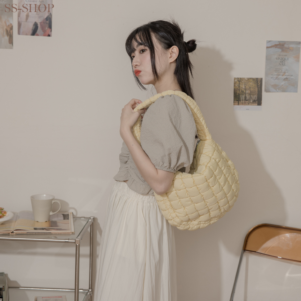 雲朵包 側背包 拉鍊包 有內裏 內袋 女生 配件 飾品 SS-SHOP A0074 | 蝦皮購物