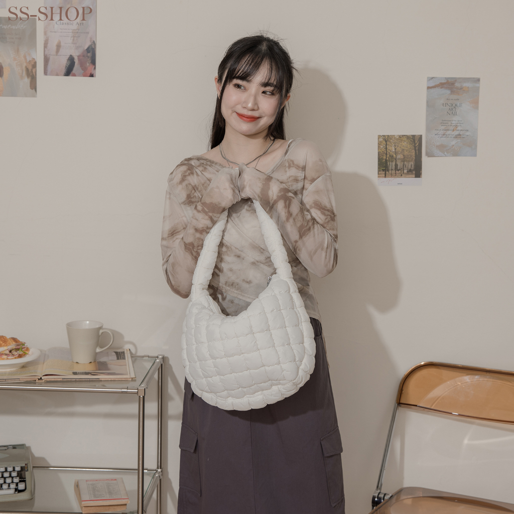 雲朵包 側背包 拉鍊包 有內裏 內袋 女生 配件 飾品 SS-SHOP A0074 | 蝦皮購物