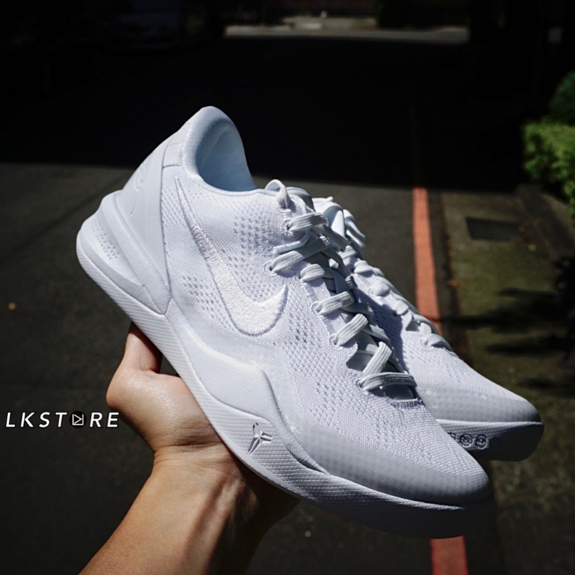 {LKSTORE} Nike Kobe 8 Protro 編織 全白 zk8 kobe8 籃球鞋 FJ9364-100 | 蝦皮購物