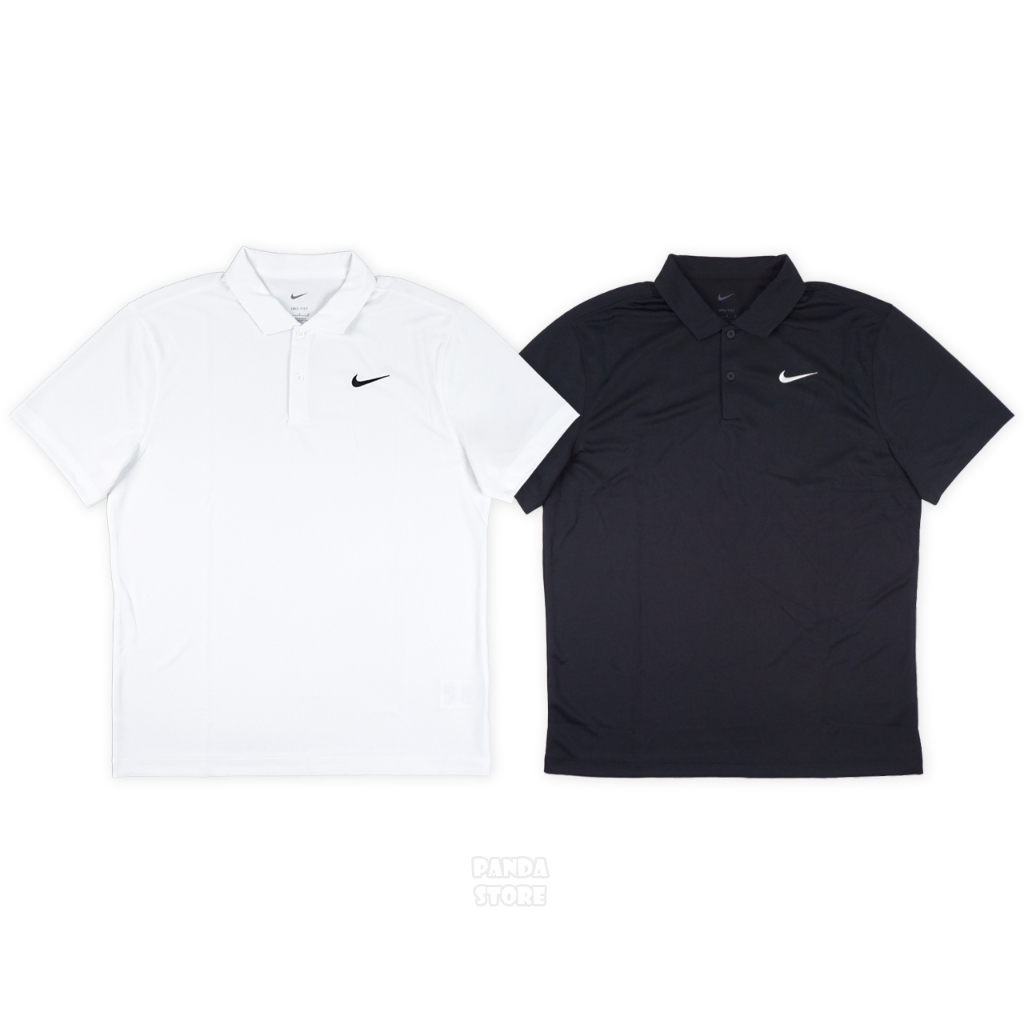 胖達）NIKE DRI FIT 基本款 排汗 短袖 POLO衫 DH0858-010 黑 100 白 男 | 蝦皮購物