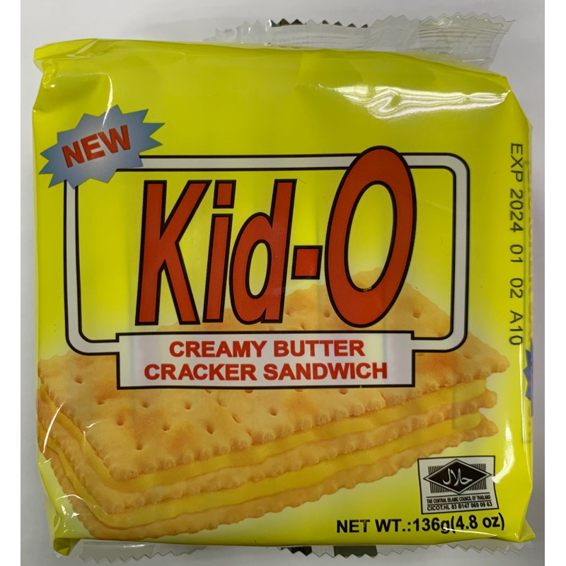 KID-O三明治餅乾 奶油口味 17g x8入 | 蝦皮購物