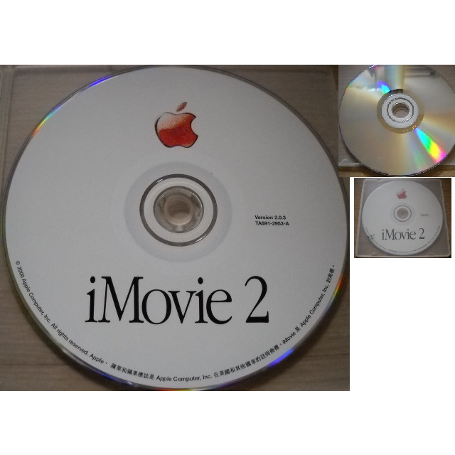 MAC iMovie 2 Version 2.0.3 原版光碟 | 蝦皮購物