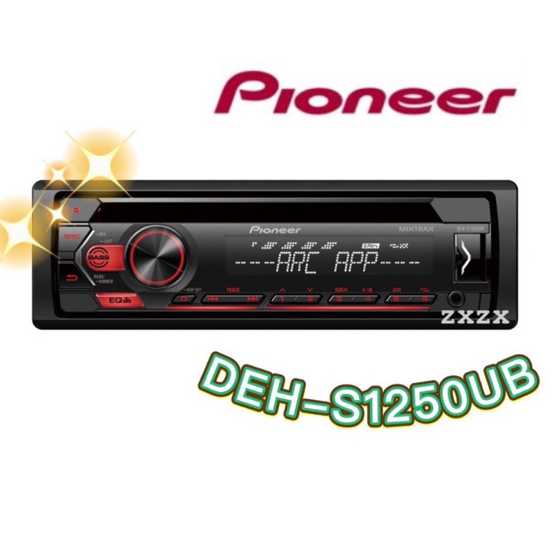 🔥原廠🔥特價🔥【PIONEER先鋒】DEH-S1250UB 汽車音響 支援安卓/USB/AUX/CD 車用音響 1DIN | 蝦皮購物
