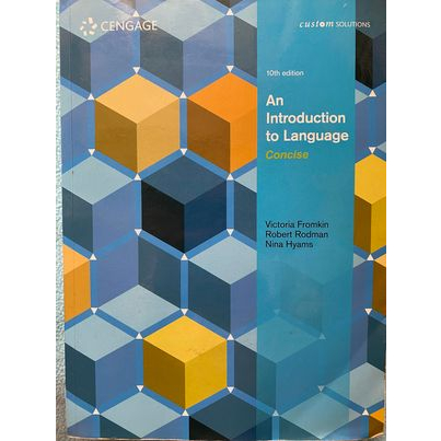 An Introduction to Language - Cengage Learning (二手書) | 蝦皮購物