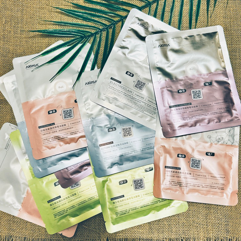 【自由配】AKIMIA微電流面膜（任選5片） 埃及辣薄荷高加索莓果日夜光感ECTOIN光修護 | 蝦皮購物