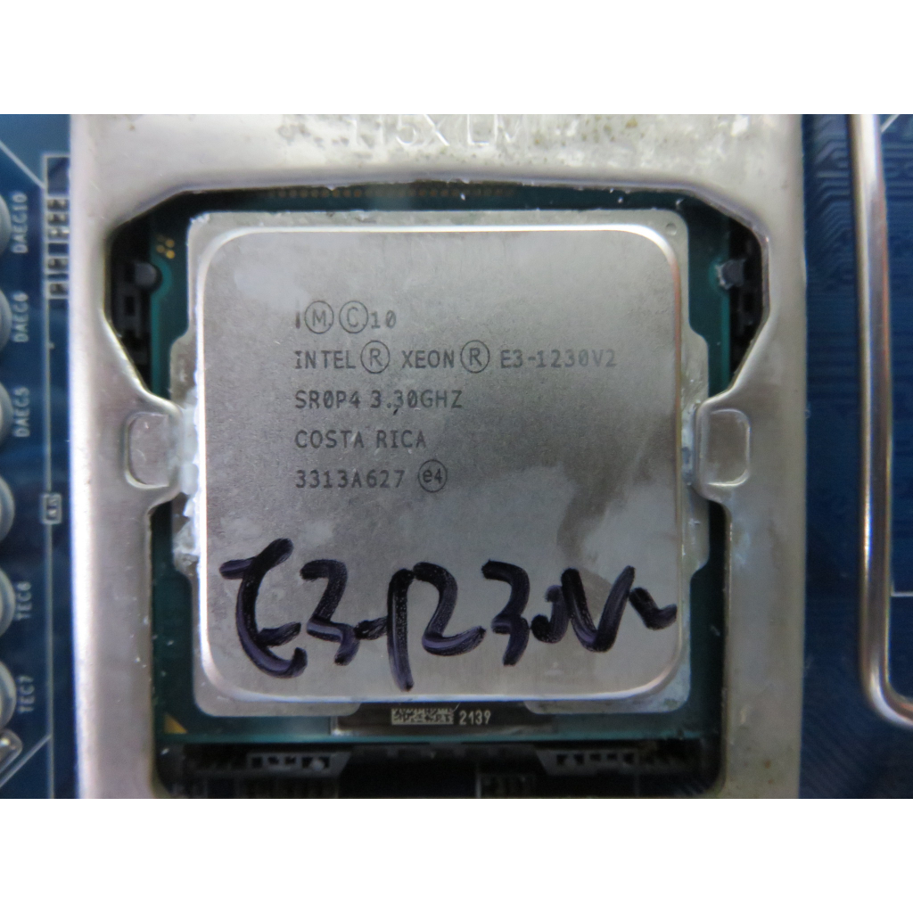 C.1155CPU-Intel Xeon E3-1230 v2 8M 快取記憶體，3.30 GH 直購價530 | 蝦皮購物