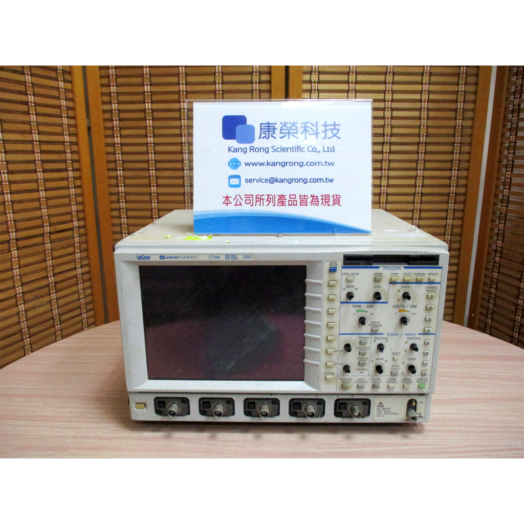 康榮科技二手儀器領導商LeCroy LT344 故障品 500MHz 4CH 500MSa/s Oscilloscope | 蝦皮購物