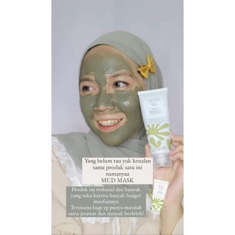 Jafra Mud Mask kemasan baru 75ml masker wajah | 蝦皮購物