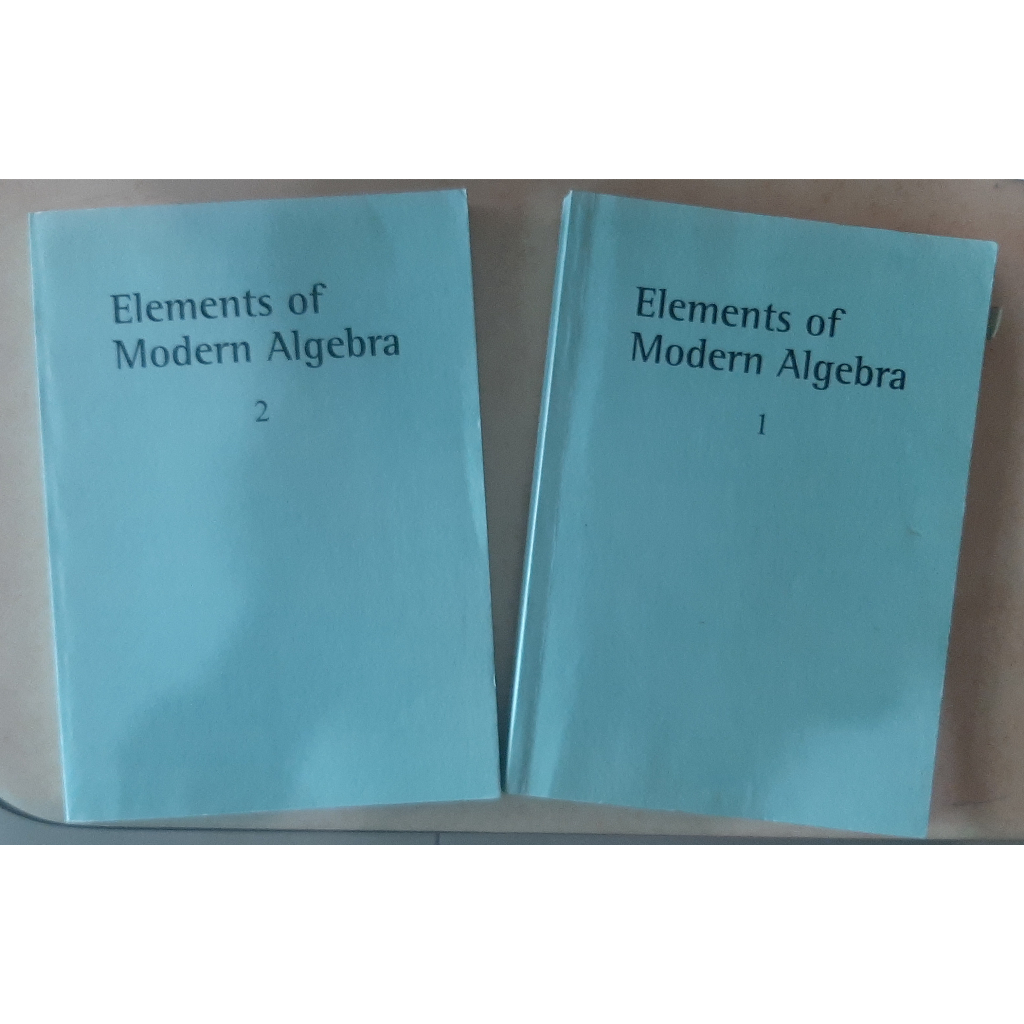 Elements of Modern Algebra, 7e, 已拆分成兩本 | 蝦皮購物