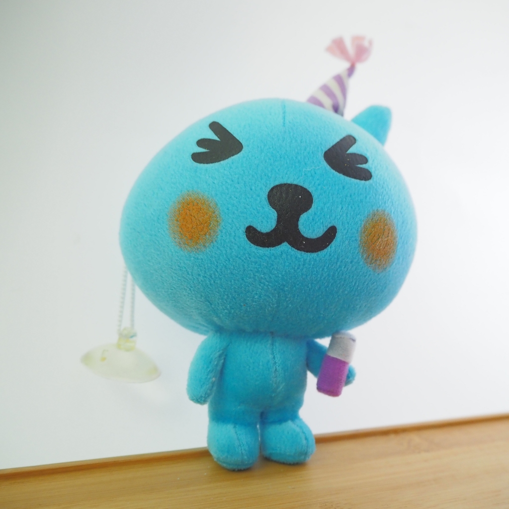 全新 2005年 qoo 有種果汁真好喝 藍色 布偶 懷舊 早期老物品味童趣收藏 租借 | 蝦皮購物