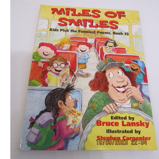 「二手書」Miles of Smiles: Funniest Poems #3 英文讀本 Bruce Lansky | 蝦皮購物